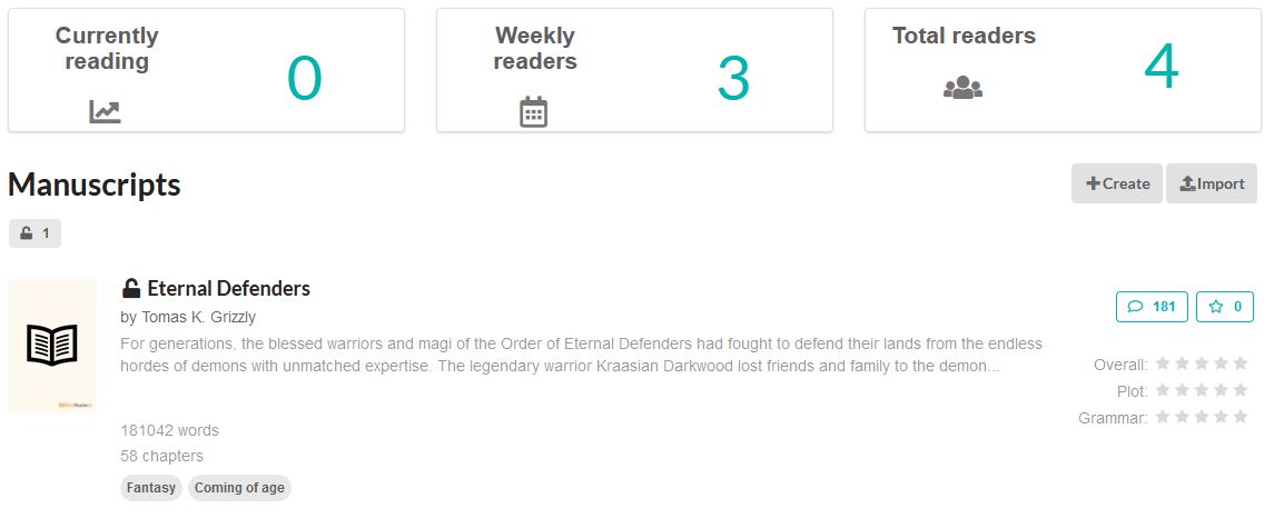 Writing tool review: betareader.io | Tomas - the wandering dreamer