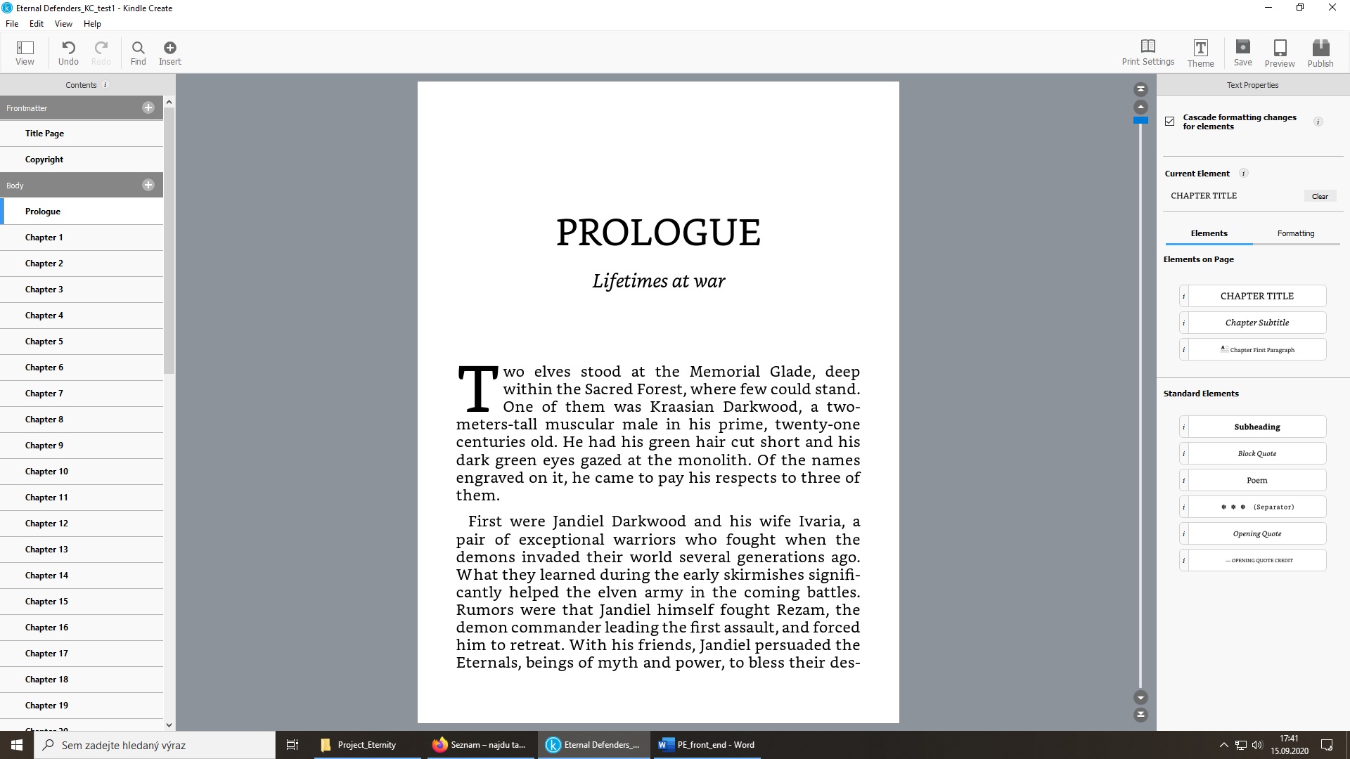 Kindle Create review and guide | Tomas - the wandering dreamer